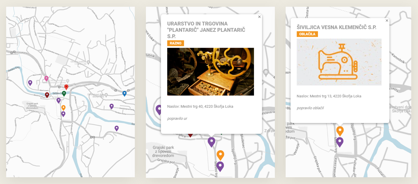 Karta mojstrov v Škofji Loki - Razvojna Agencija Sora